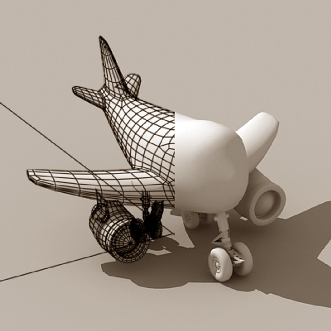 Design Fun Plane 3d Model