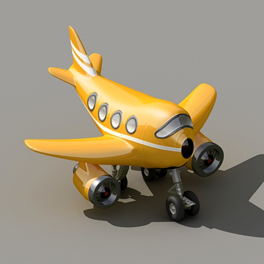 Design Fun Plane 3d Model