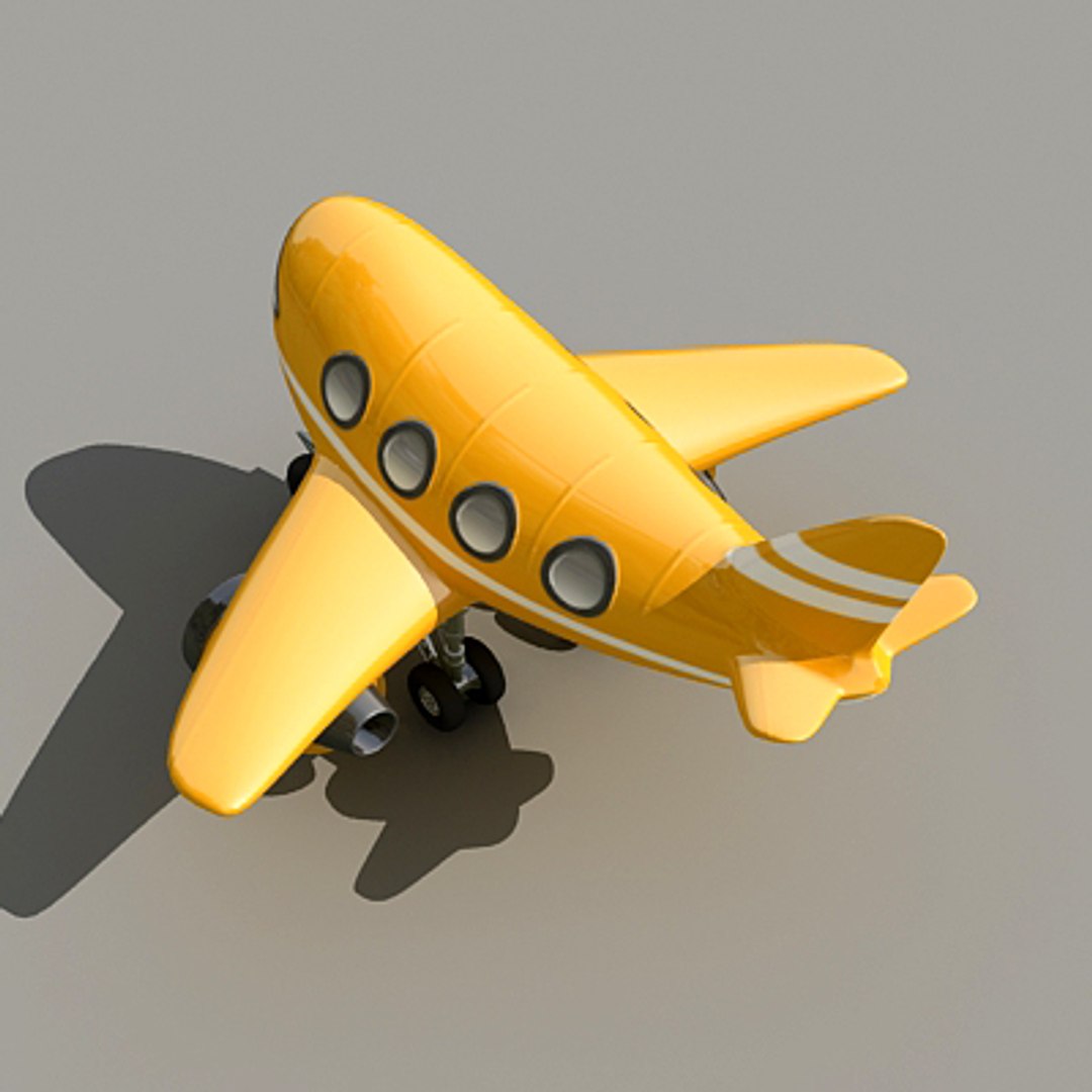 Design Fun Plane 3d Model