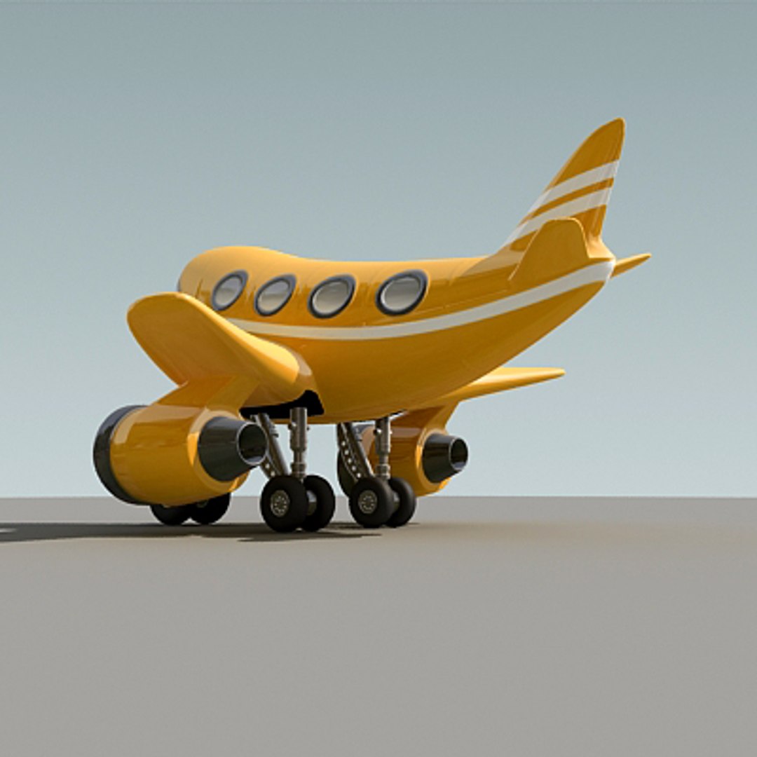 Design Fun Plane 3d Model