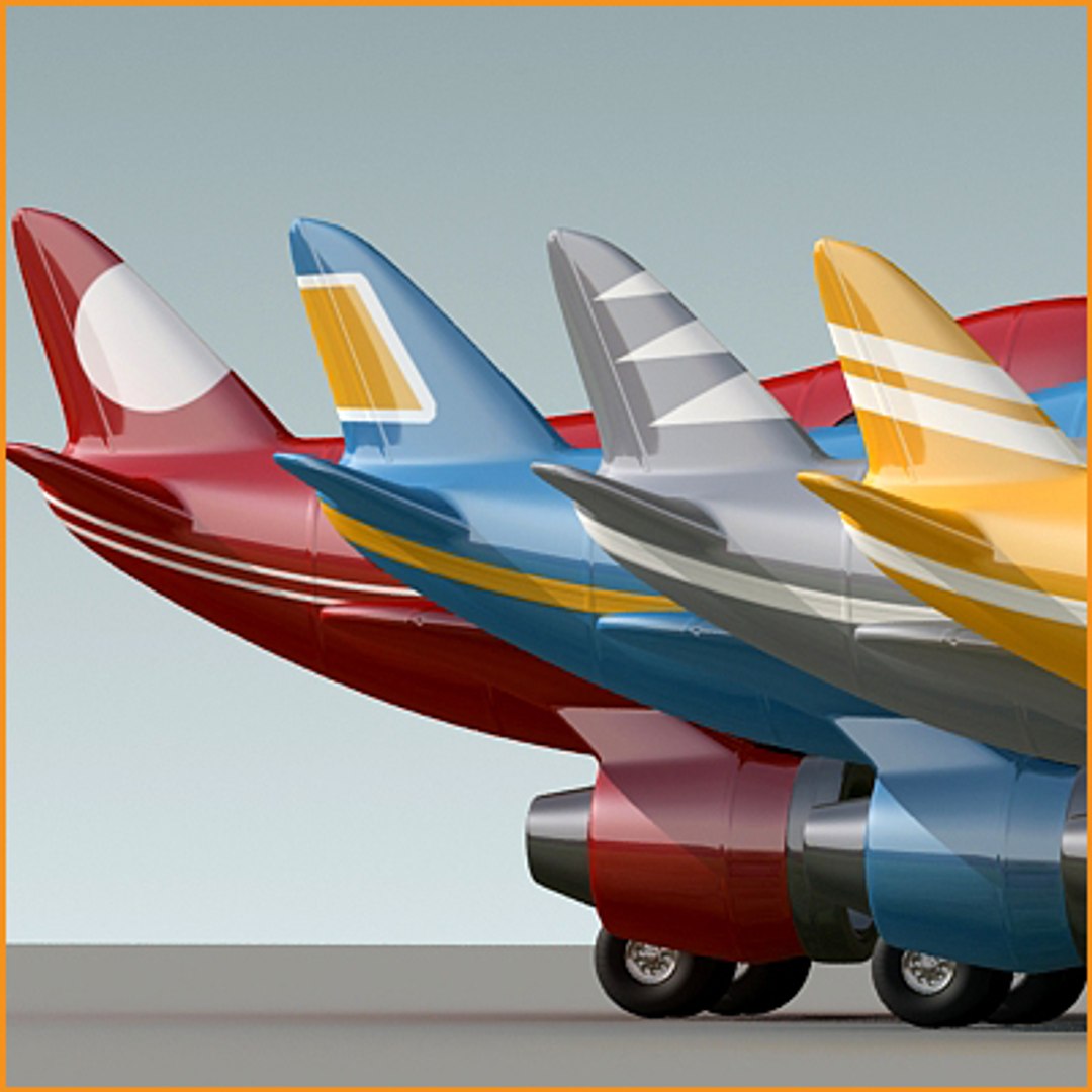 Design Fun Plane 3d Model