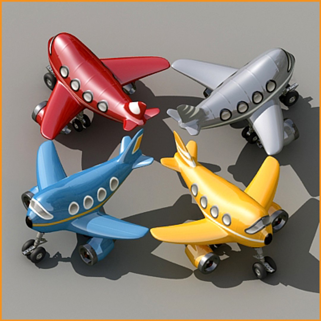 Design Fun Plane 3d Model