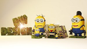 Animated Minion 3D Models For Download | TurboSquid