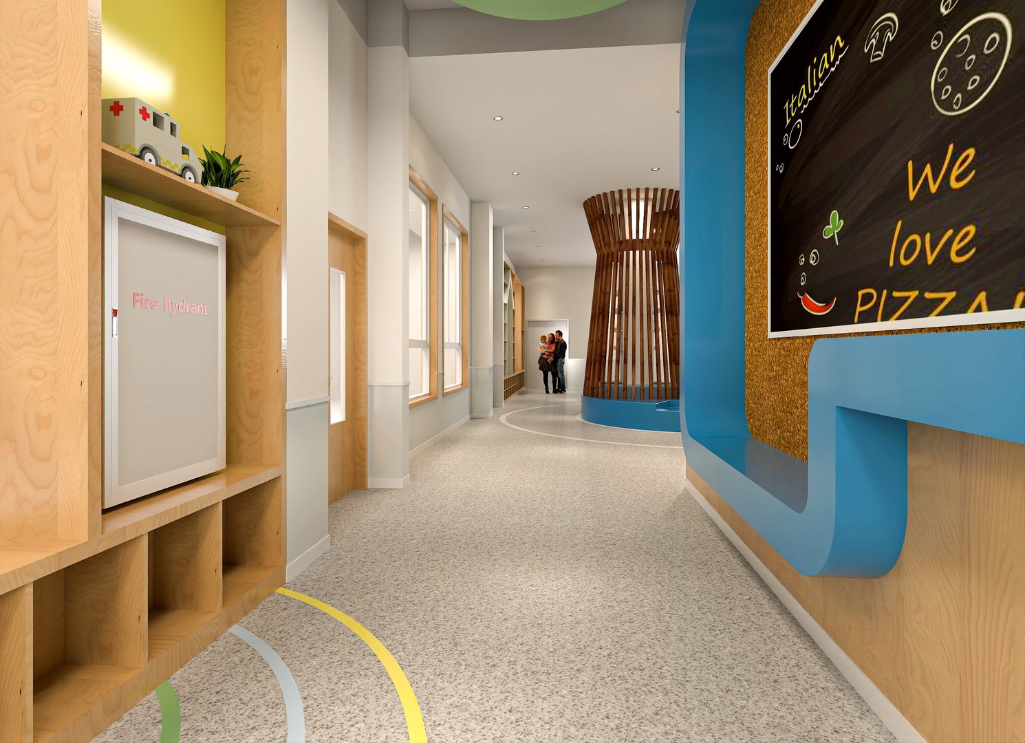 Contemporary Children Activity Room 3D Model - Interior Design For ...