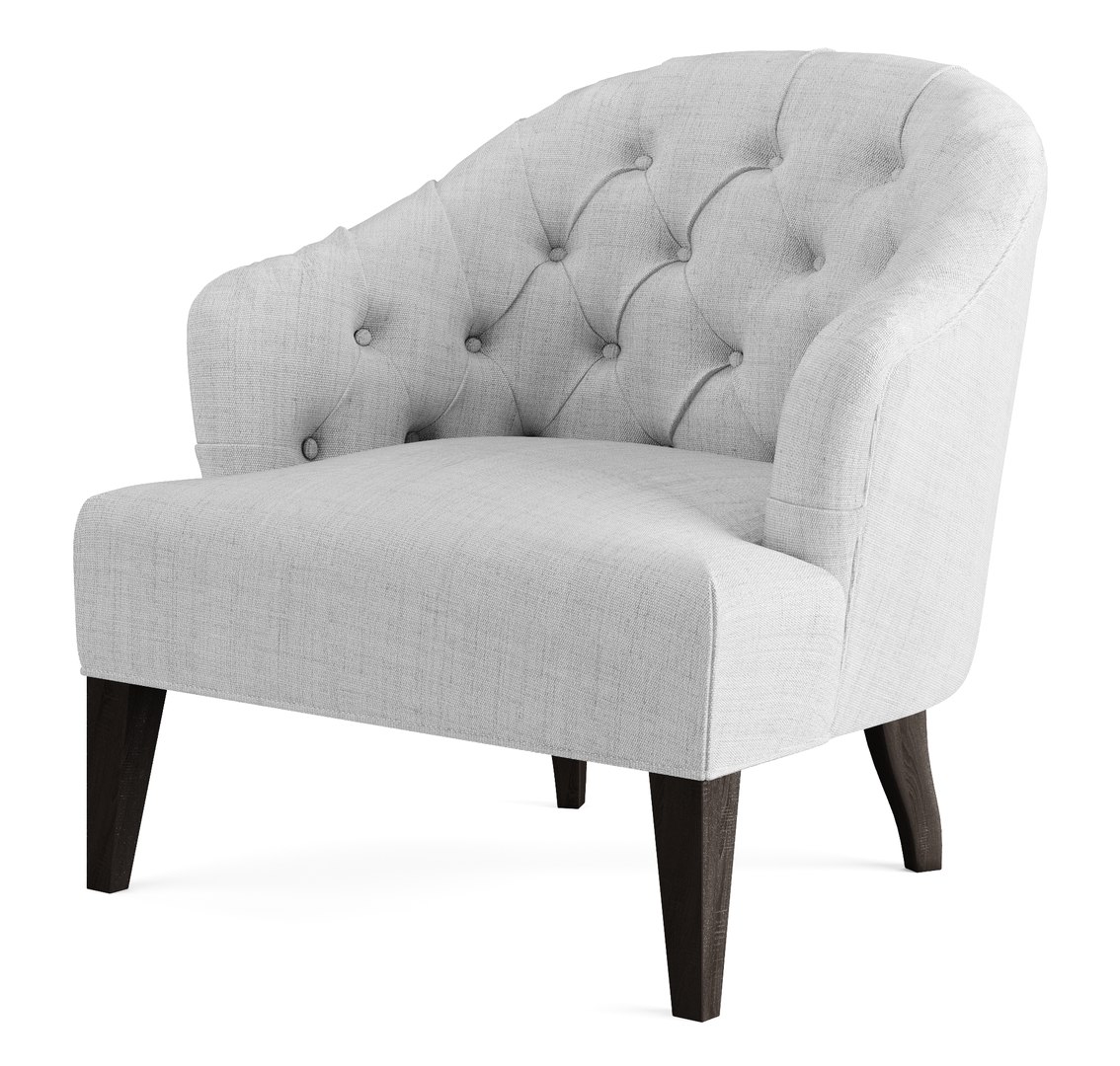3D Model Draper Occasional Armchair - TurboSquid 1815926