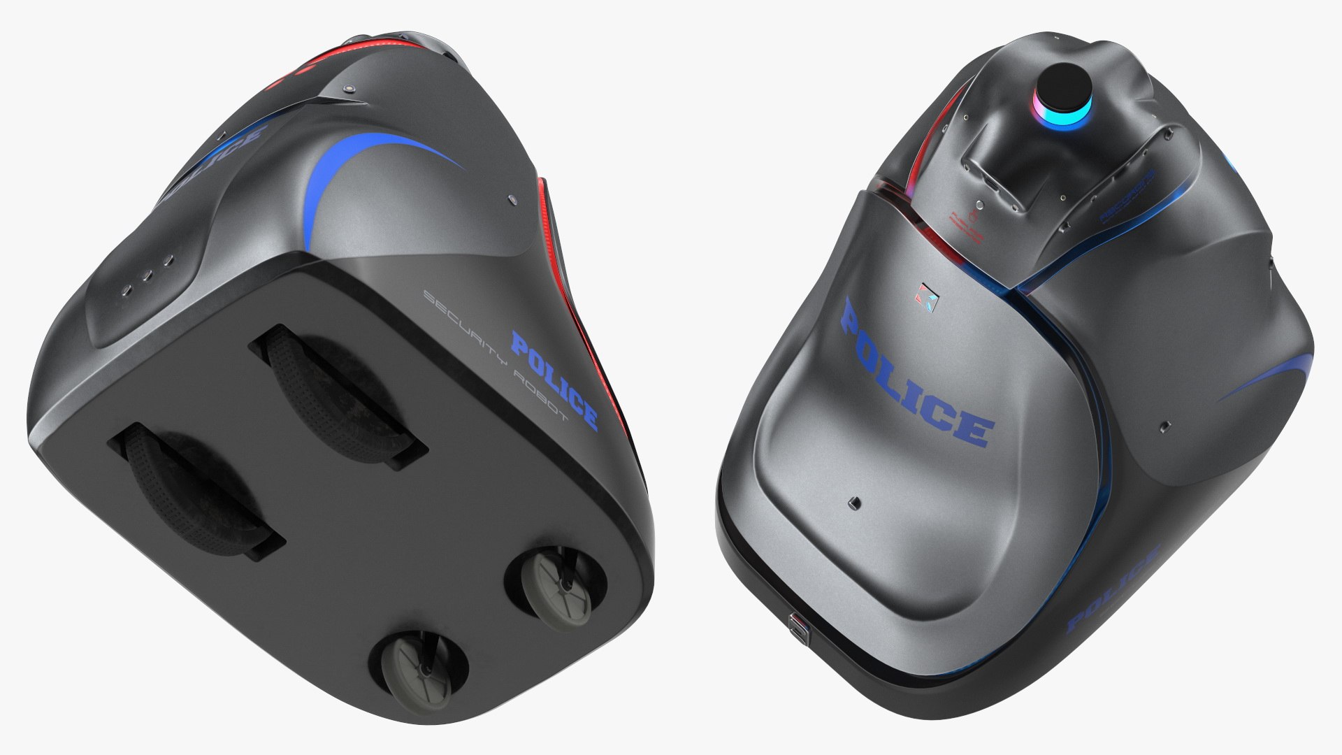 3D K5 Autonomous Security Robot Grey model - TurboSquid 2168227