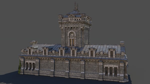 3D medieval warehouse model - TurboSquid 1625462