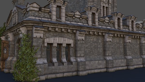 3D medieval warehouse model - TurboSquid 1625462