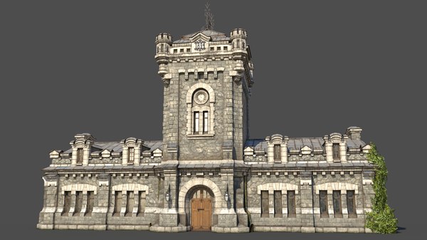 modelo 3d Castillo Antiguo Almacén Medieval - TurboSquid 1625462