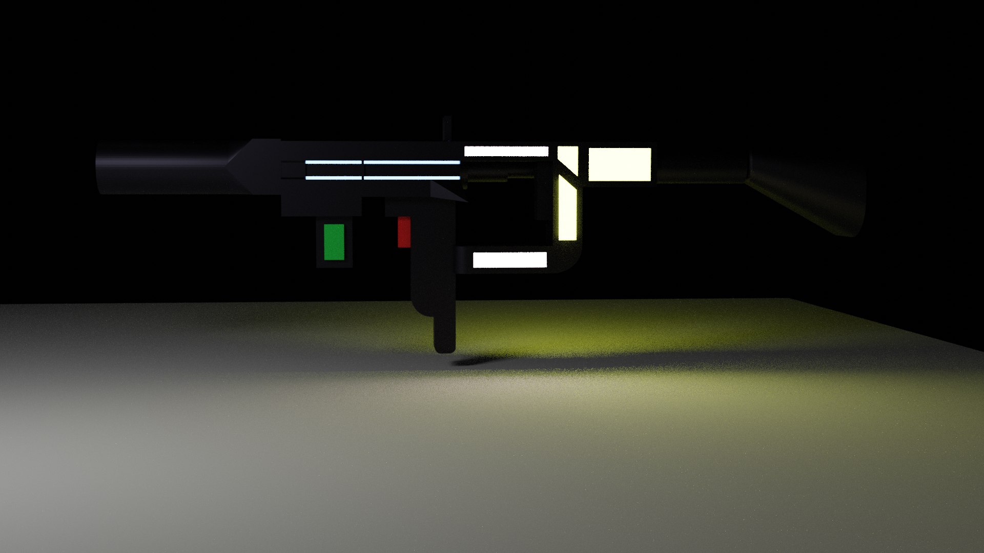 3D Futuristic Semi-auto Tracker Rifle 2032 - TurboSquid 1948592
