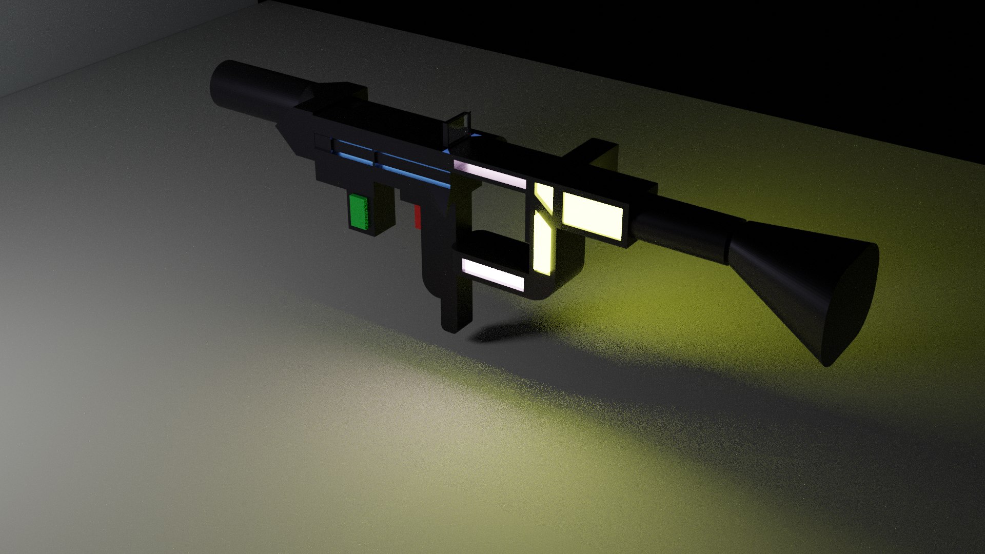 3D Futuristic Semi-auto Tracker Rifle 2032 - TurboSquid 1948592
