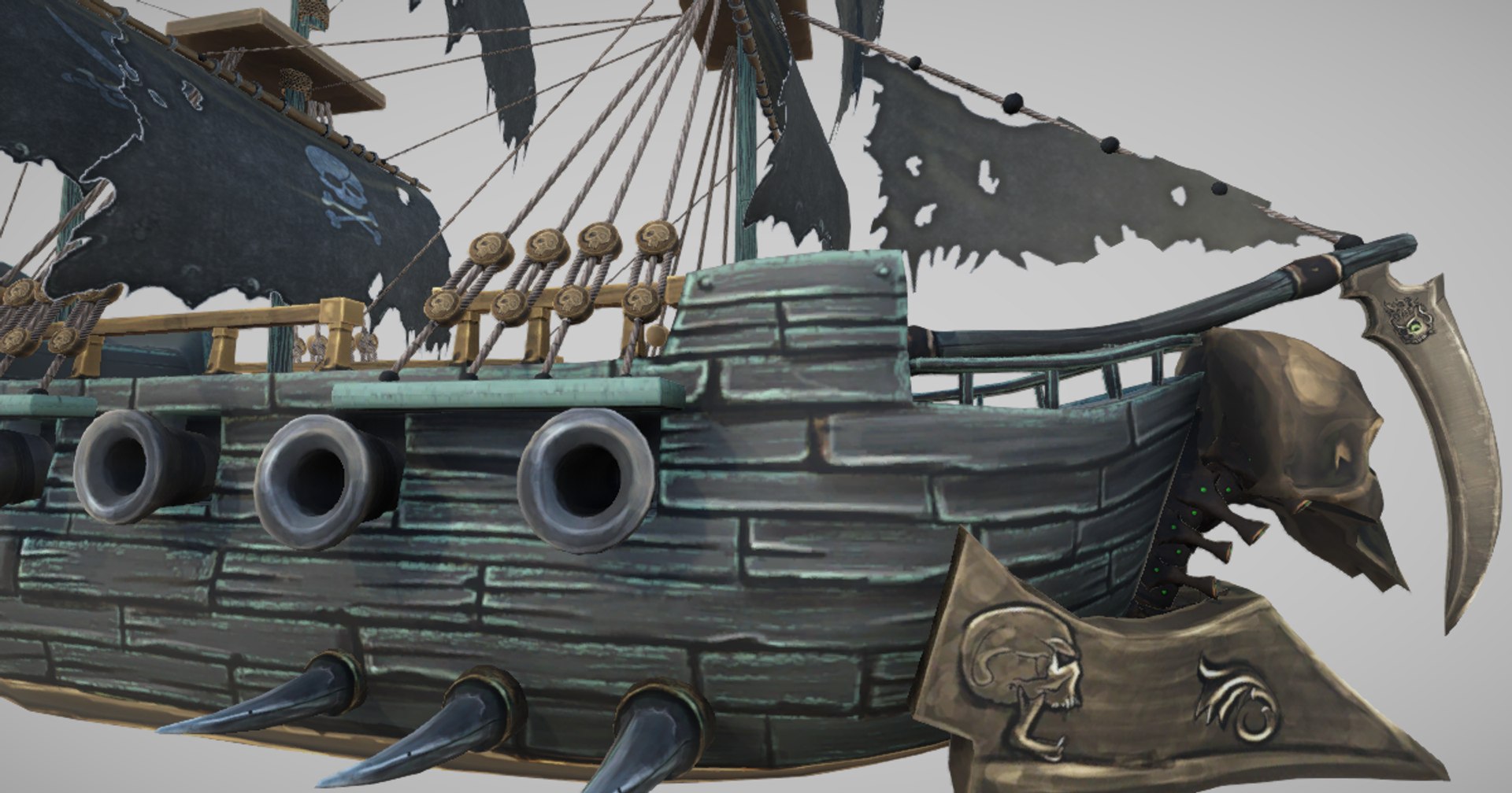 3D Ghost Ship - TurboSquid 1332104