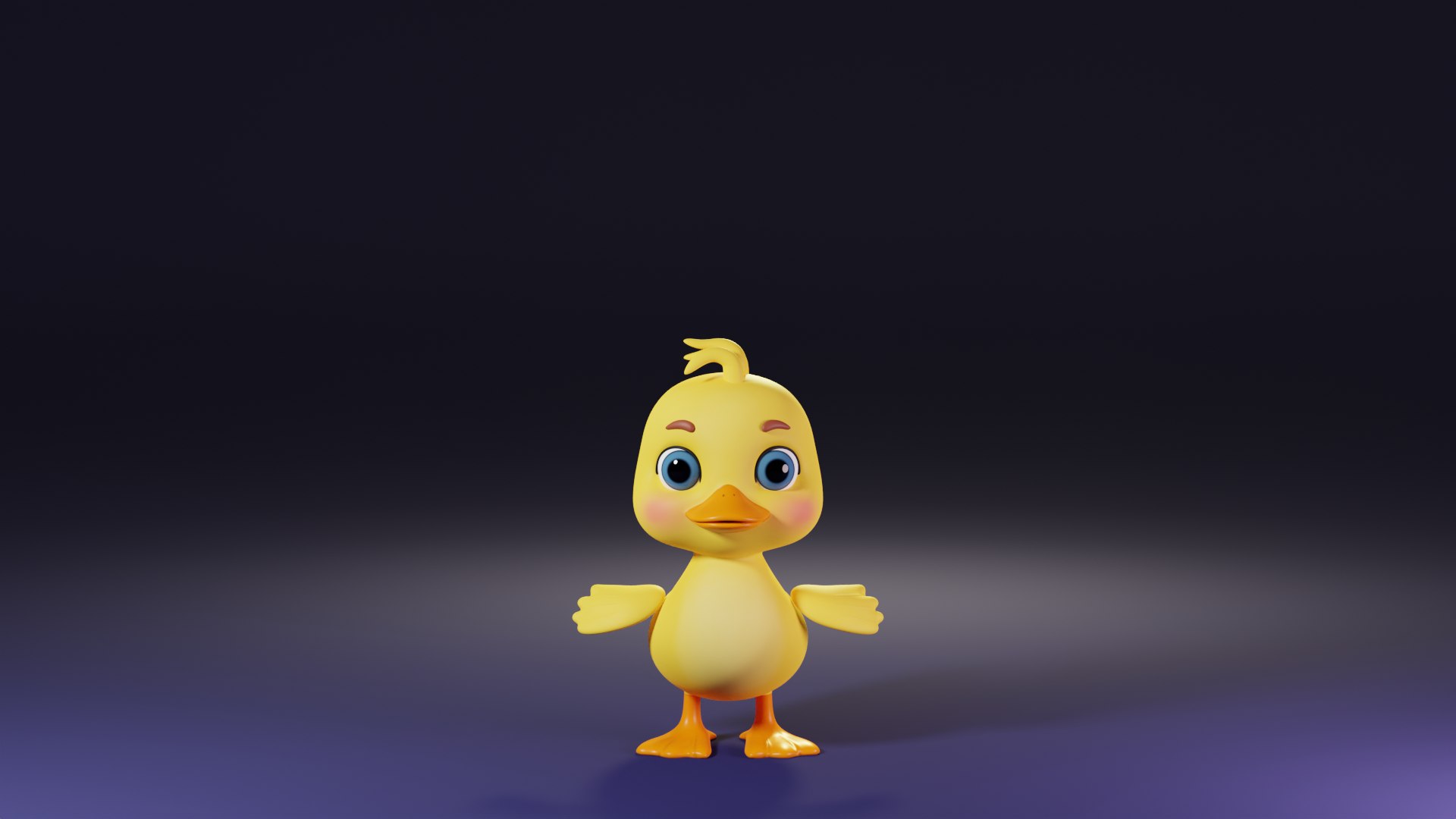 3D 5 Little Ducks And Mama Duck 3D Model Model - TurboSquid 2312385