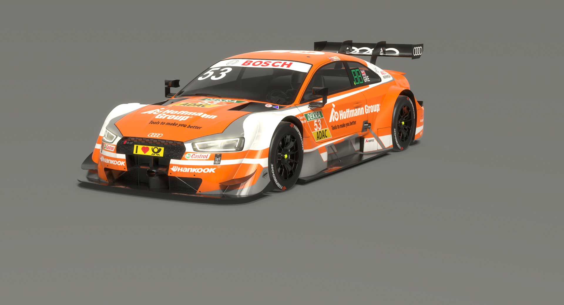 Audi Rs5 Dtm Season 3D Model - TurboSquid 1322552