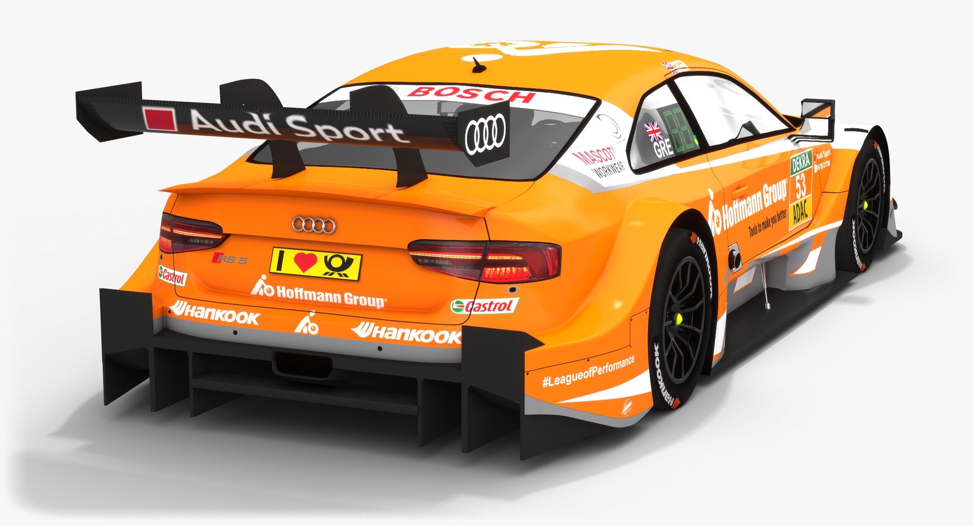 Audi rs5 dtm season 3D model - TurboSquid 1322552