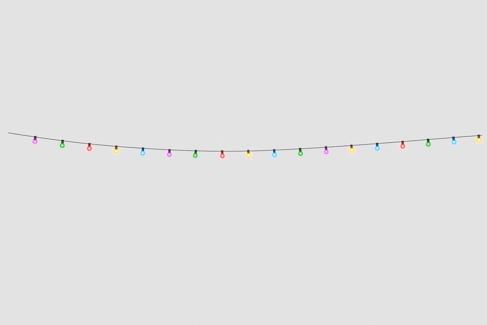3D String Christmas Lights V8 - TurboSquid 1484499