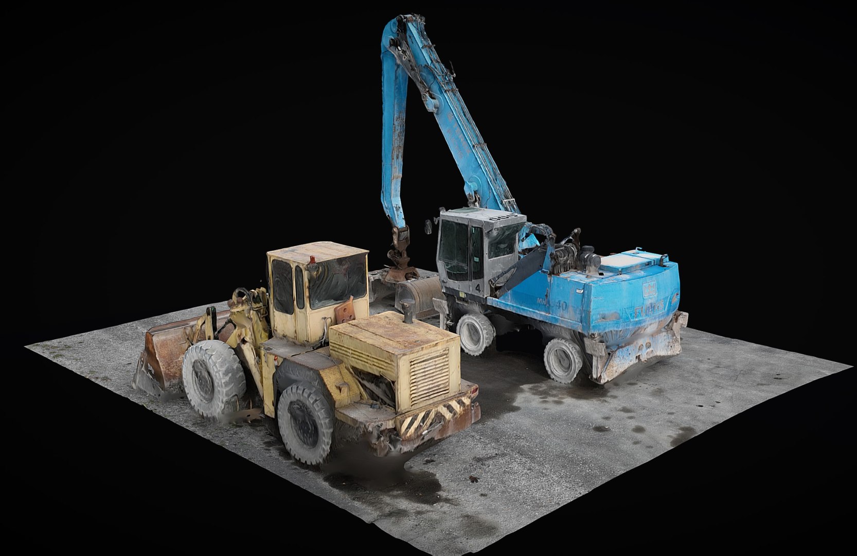 3D Construction Site Vehicles Terrain Photogrammetry Model - TurboSquid ...