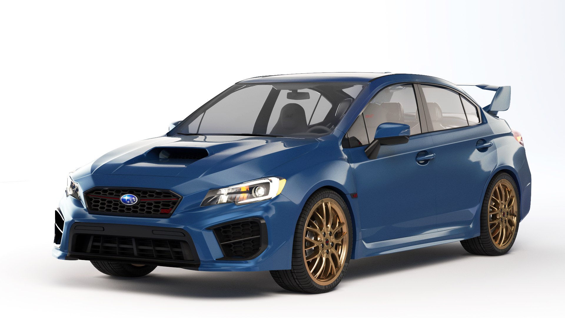 3D Model Subaru WRX STI 2019 - TurboSquid 1895382