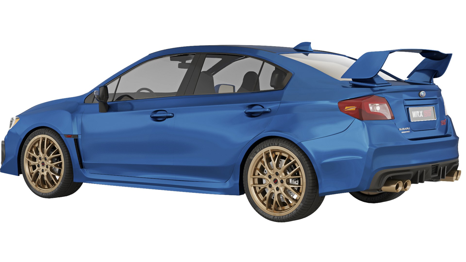 3D Model Subaru WRX STI 2019 - TurboSquid 1895382