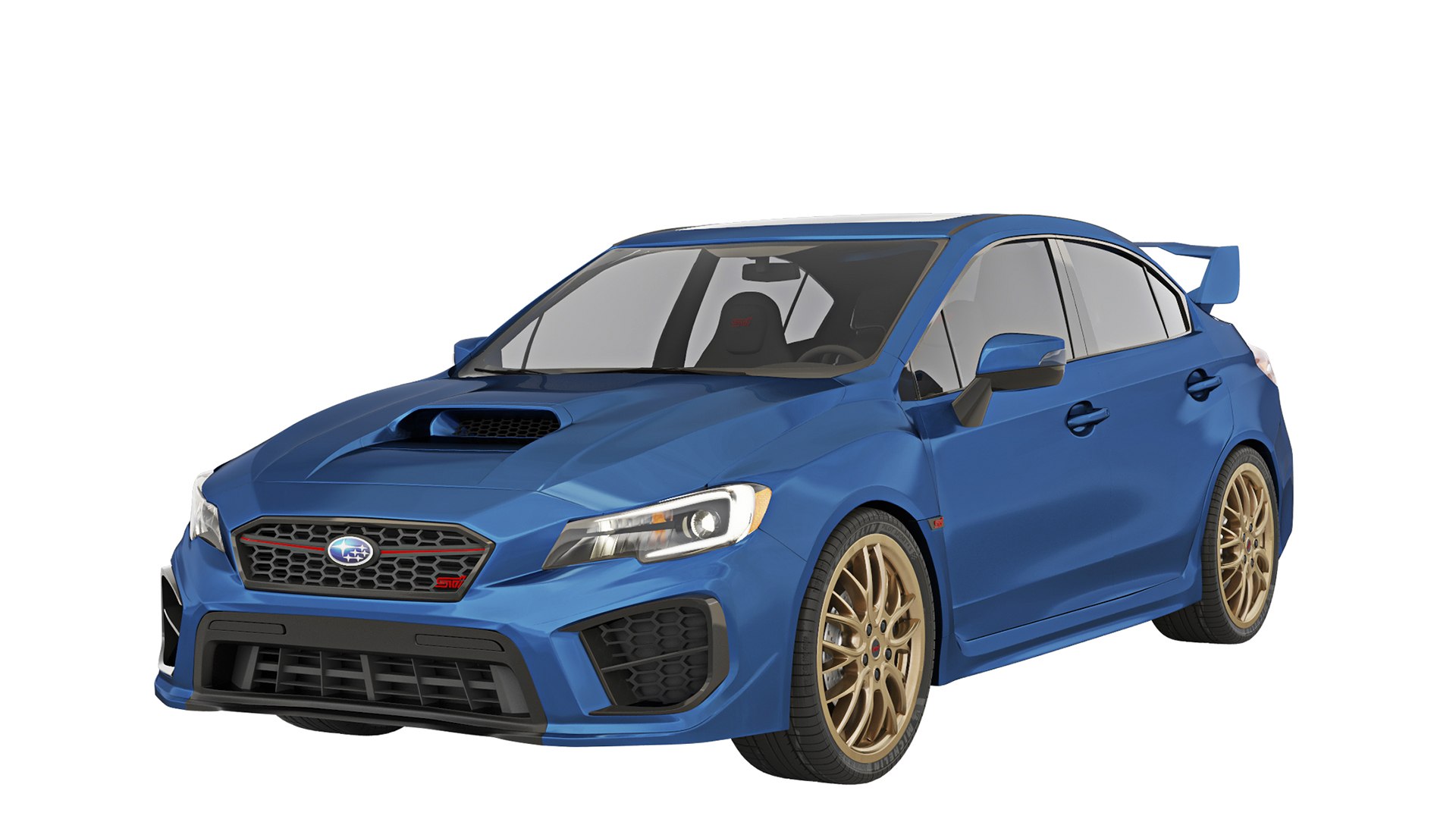 3D Model Subaru WRX STI 2019 - TurboSquid 1895382