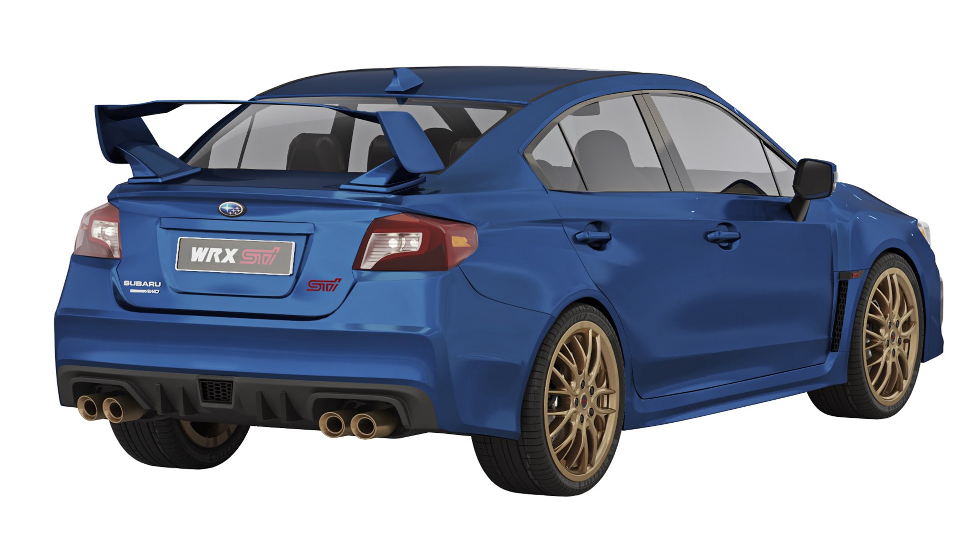 3D Model Subaru WRX STI 2019 - TurboSquid 1895382