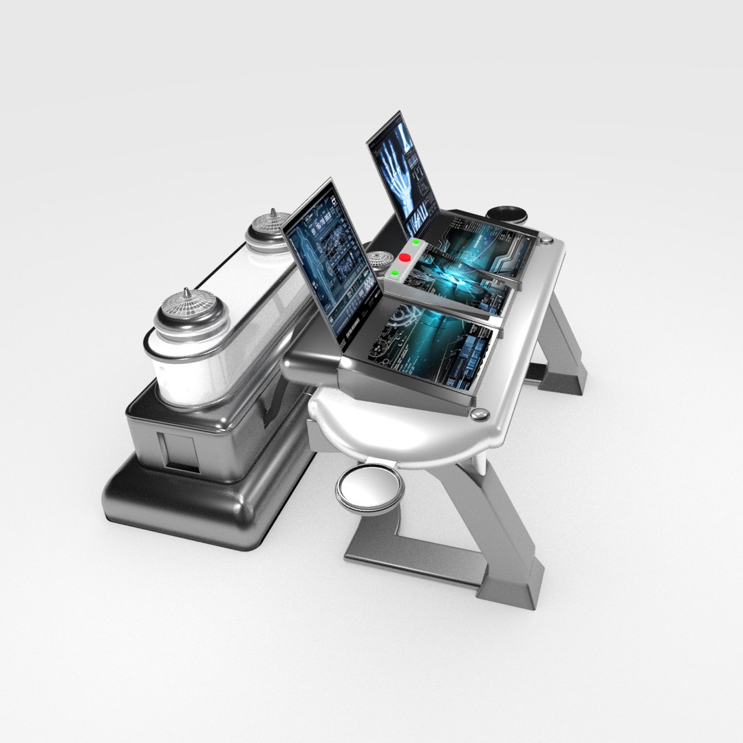 Sci-fi Computer 3D Model - TurboSquid 1610090