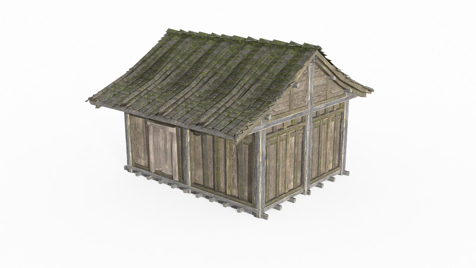 Ancient Architectural Log Cabins In Asia 3D Model - TurboSquid 2028266