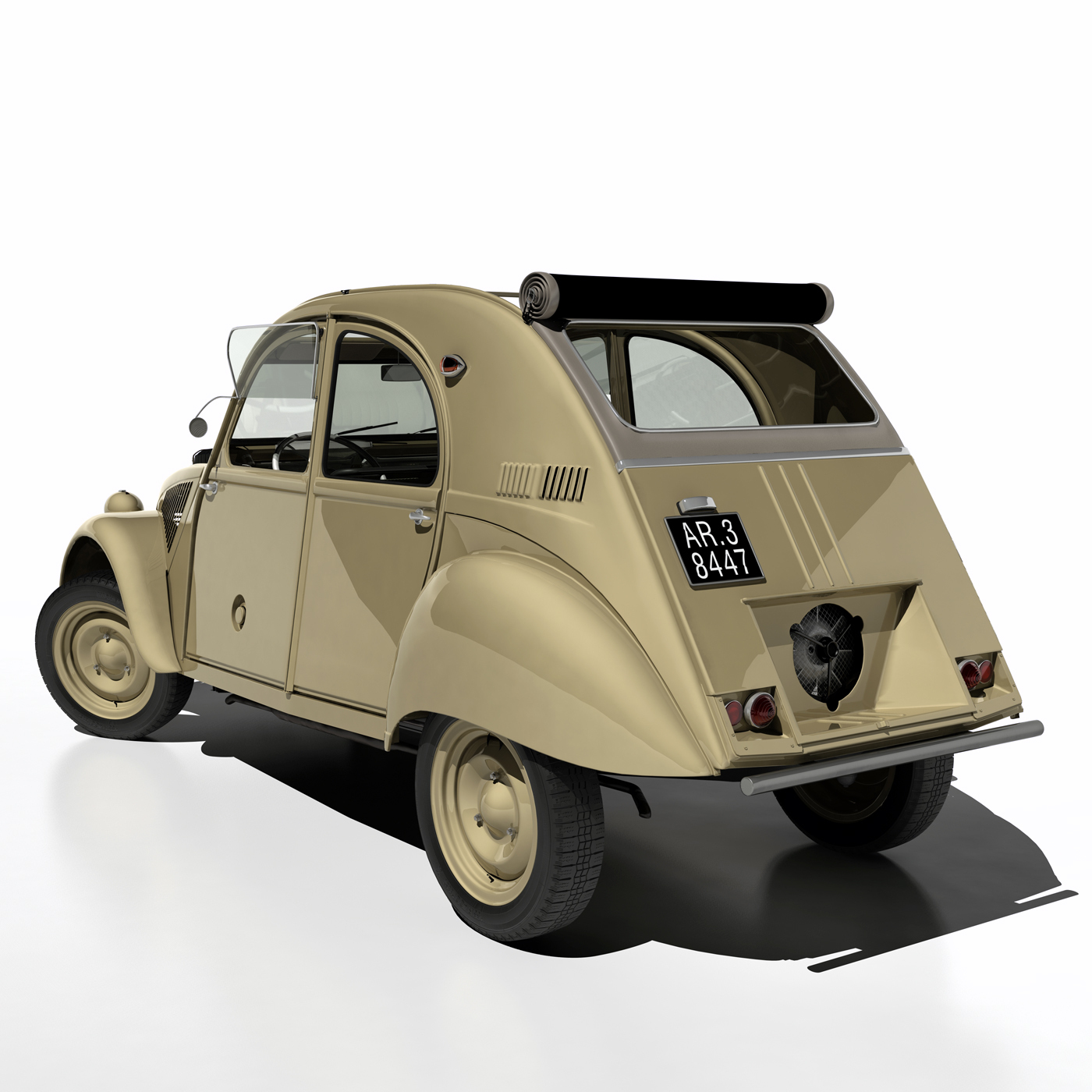 3d citroen 2cv 4x4
