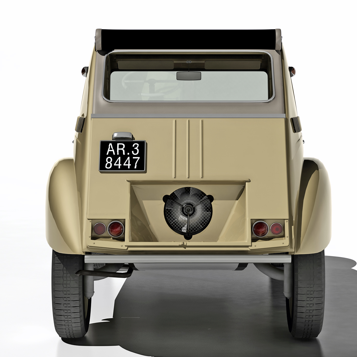 3d citroen 2cv 4x4