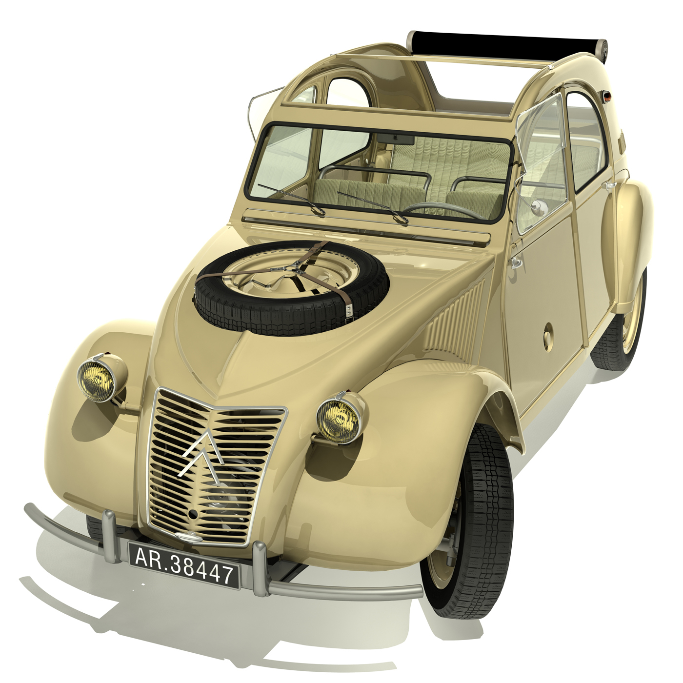 3d citroen 2cv 4x4
