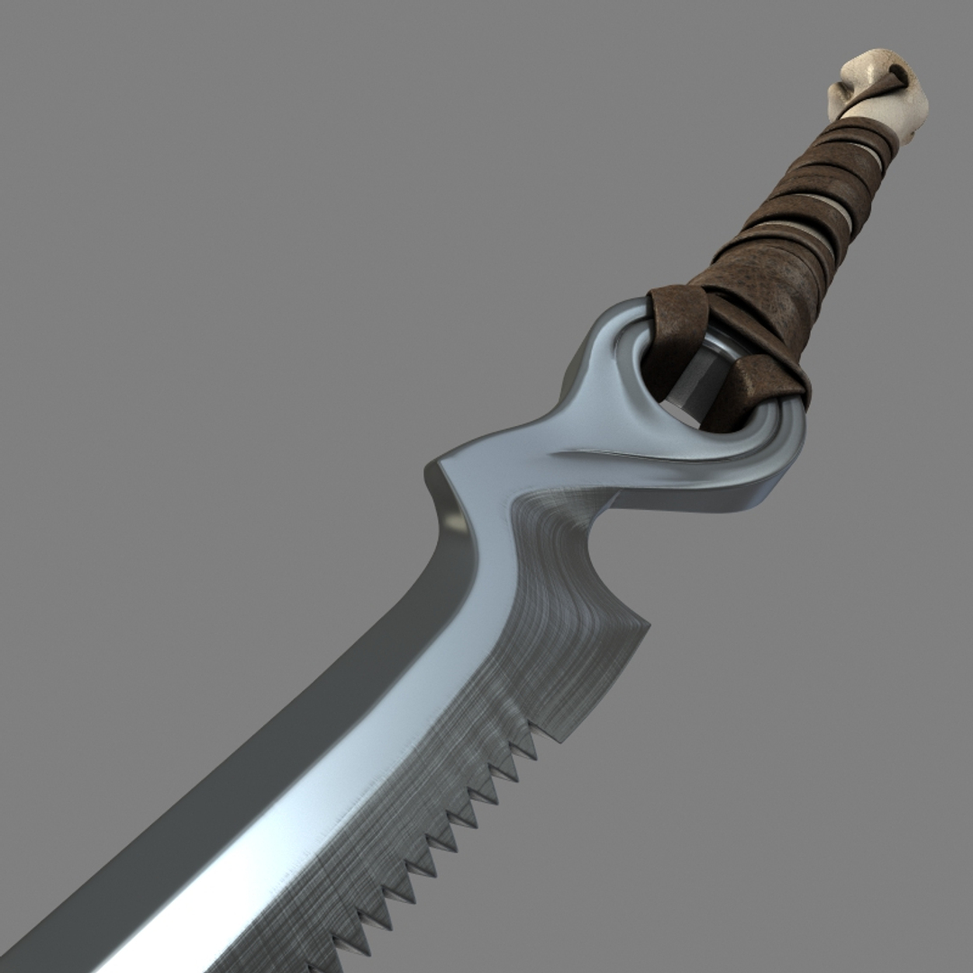 sword bone 3d model