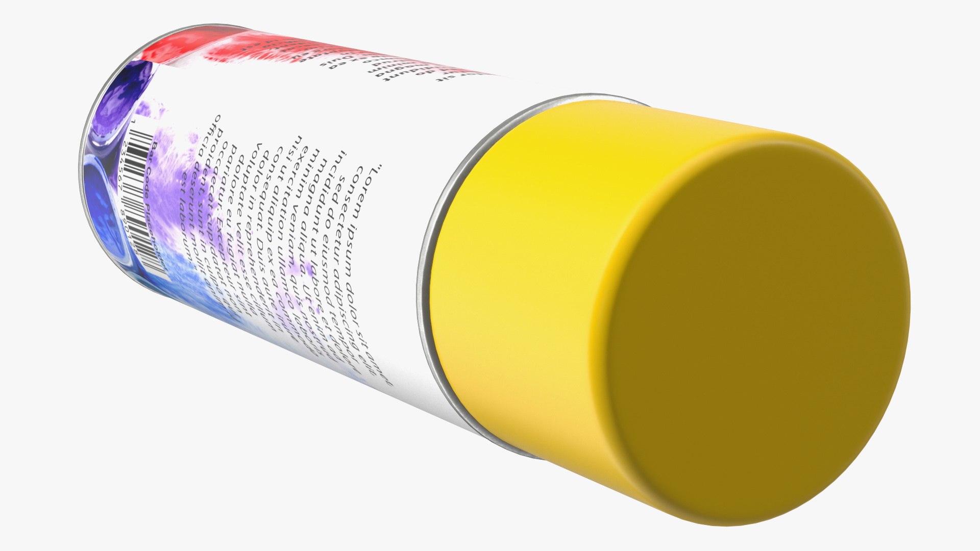 3D Aerosol Can Mockup Rainbow Model - TurboSquid 1926520