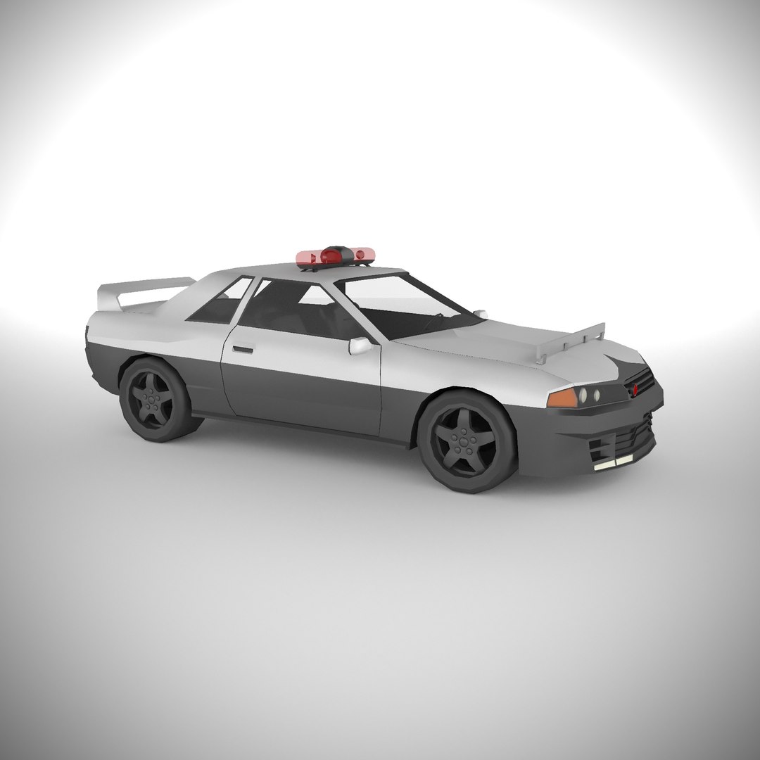 3 Retro Police Cars Model - TurboSquid 1561872