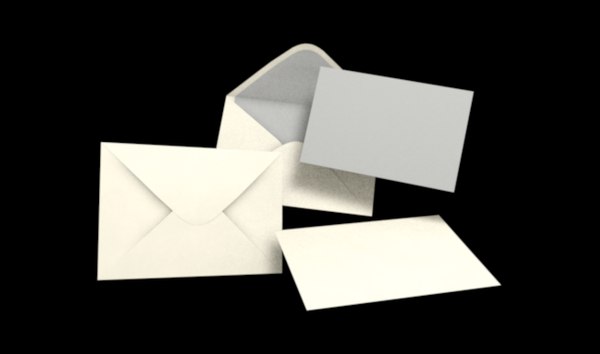 c4d modelled envelope