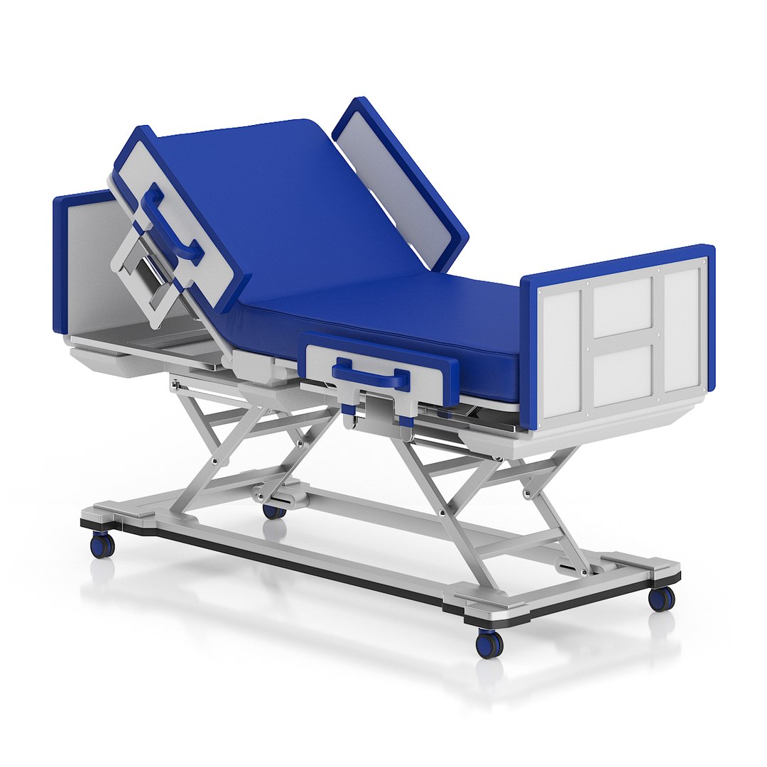 3d advanced hospital bed model