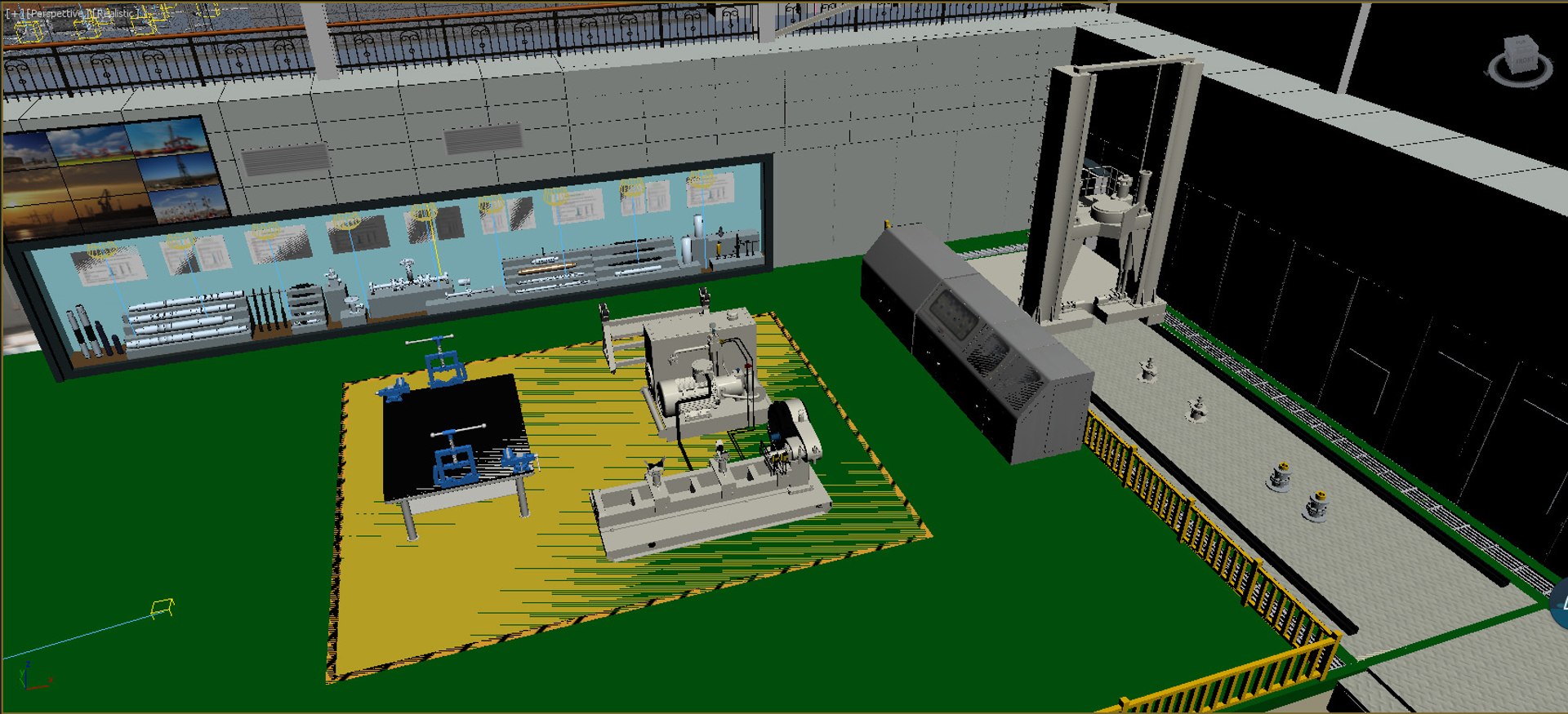 3D Factory Interior Scene Model - TurboSquid 1226509