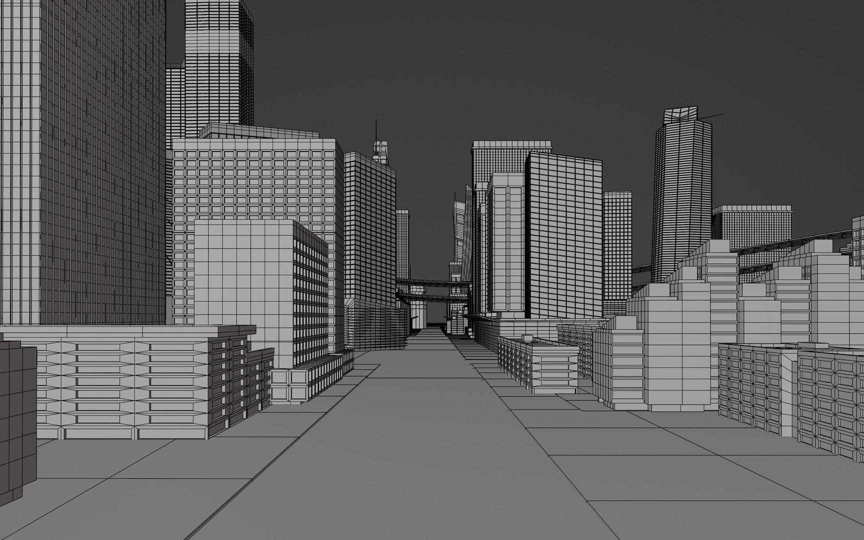 3D Cityscape - Low Buildings - TurboSquid 2066212