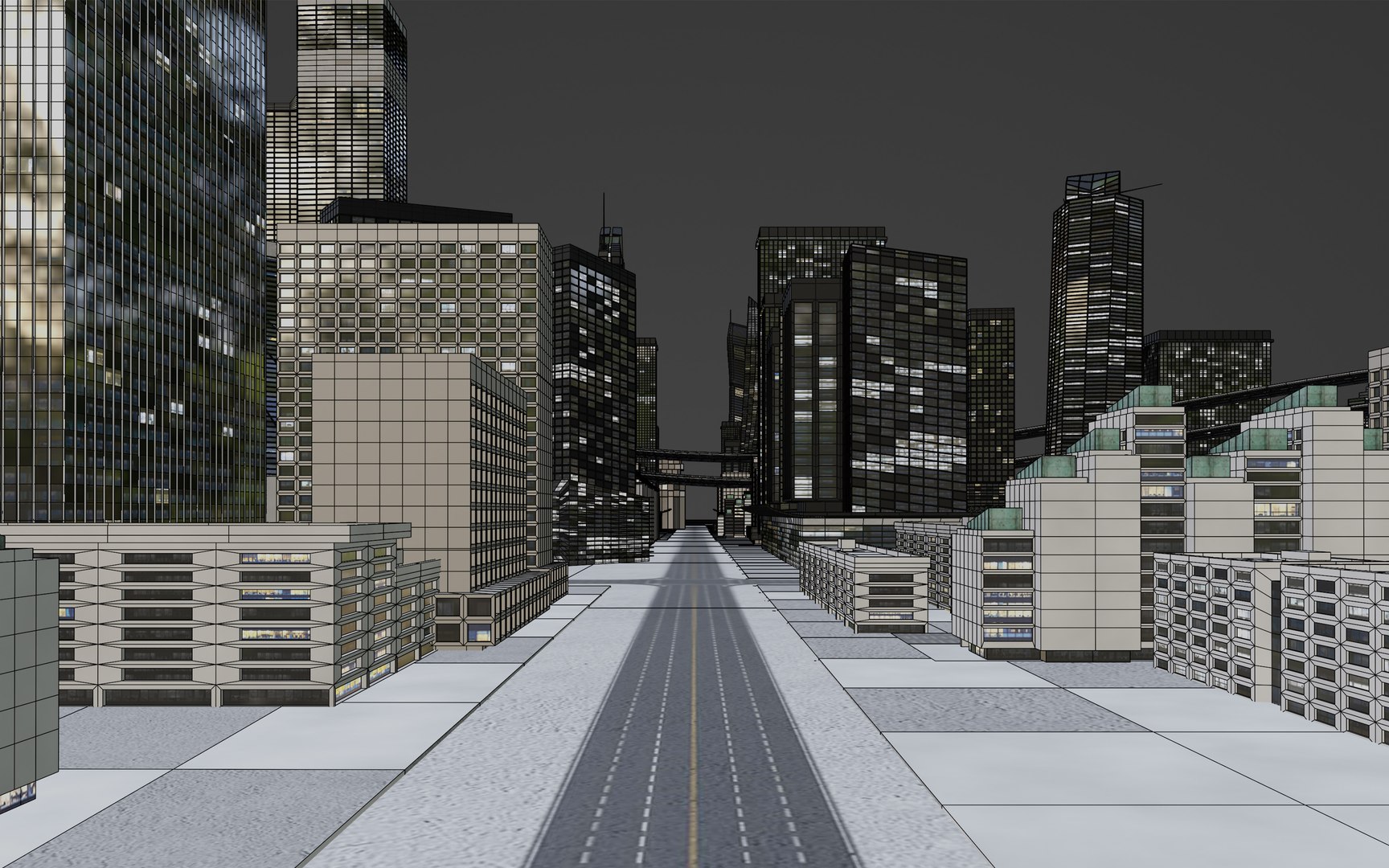3D Cityscape - Low Buildings - TurboSquid 2066212