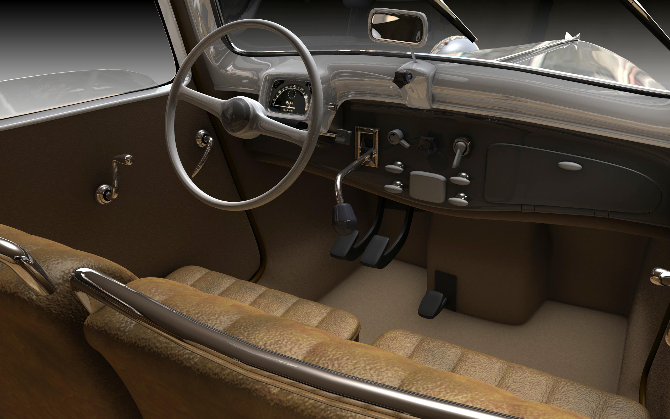 citroen traction avant 3d model