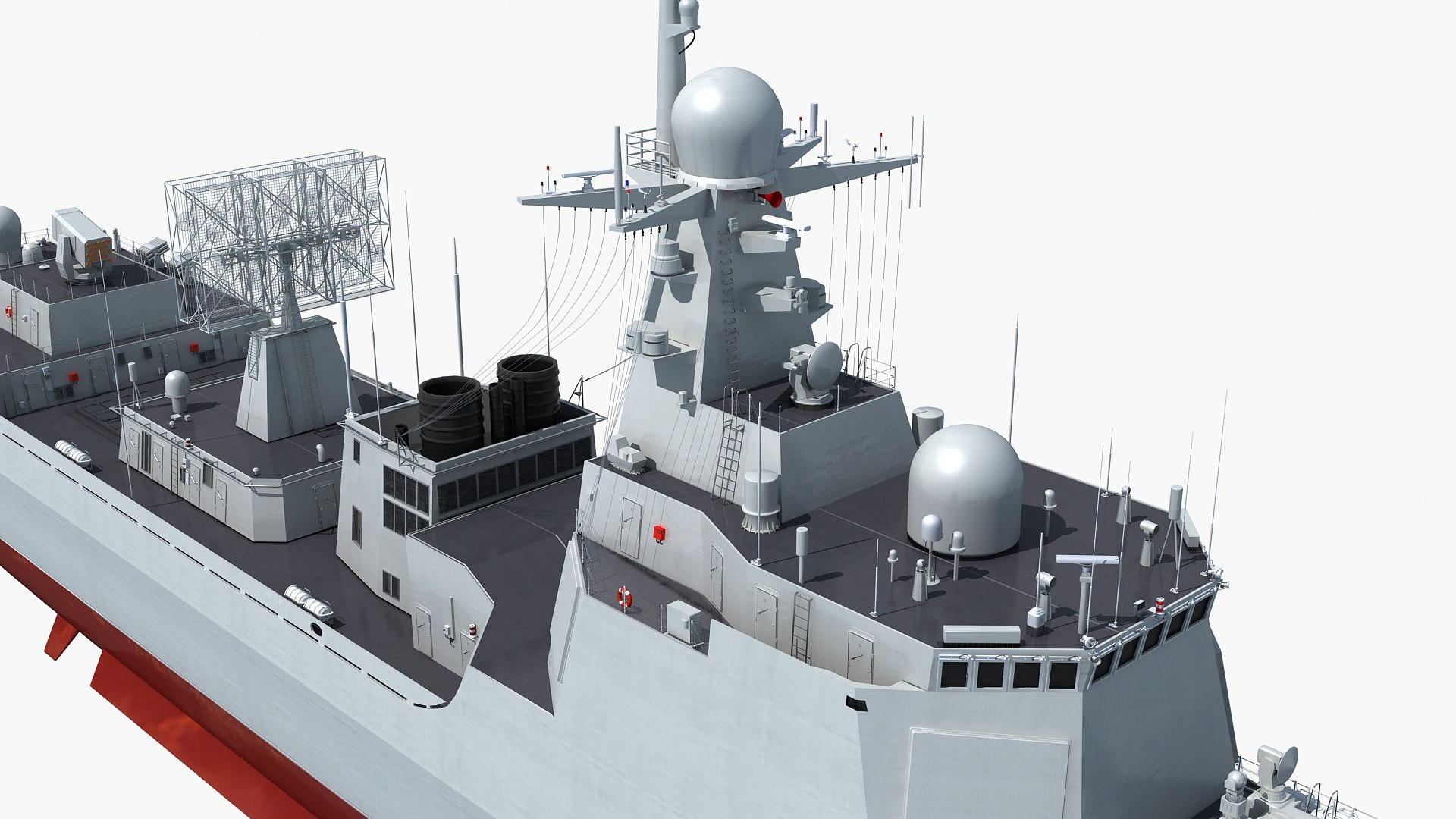 Chinese Navy 052DL Class Destroyer 3D - TurboSquid 1940348
