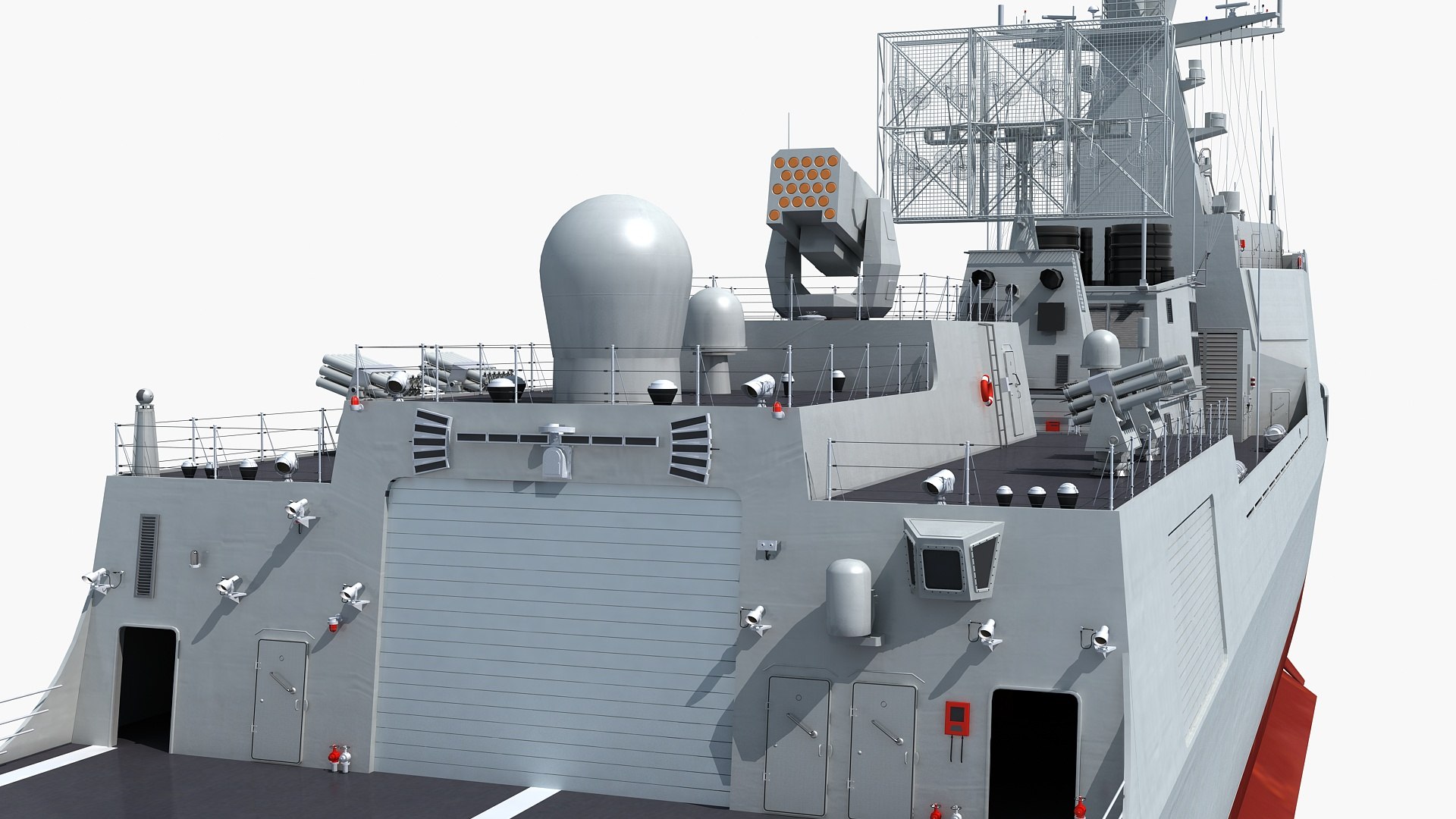 Chinese Navy 052DL Class Destroyer 3D - TurboSquid 1940348