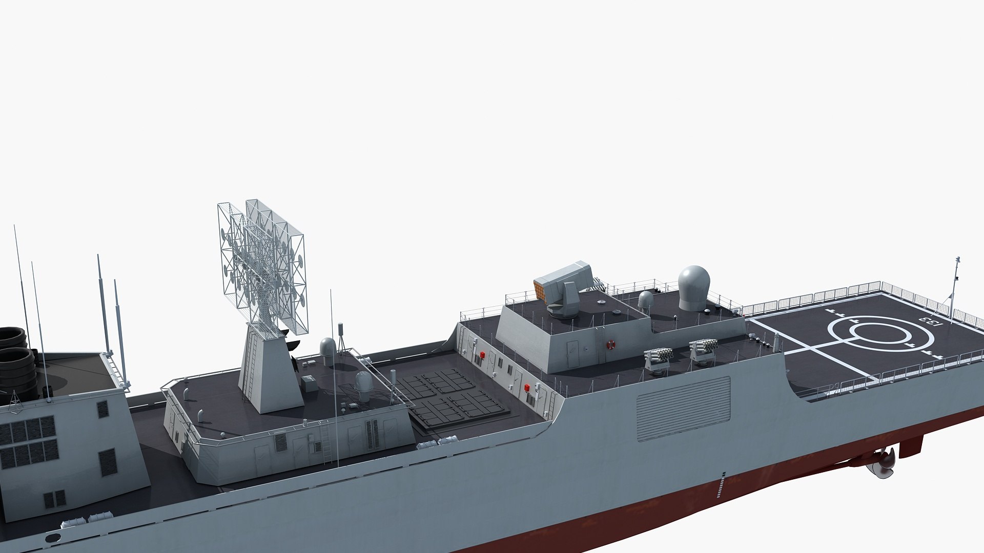 Chinese Navy 052DL Class Destroyer 3D - TurboSquid 1940348