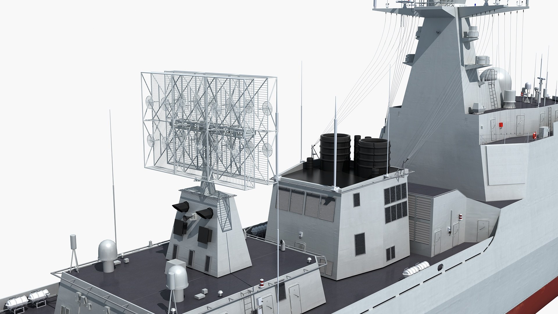 Chinese Navy 052DL Class Destroyer 3D - TurboSquid 1940348