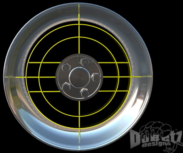 modelo 3d DD Sniper Wheels - TurboSquid 308531