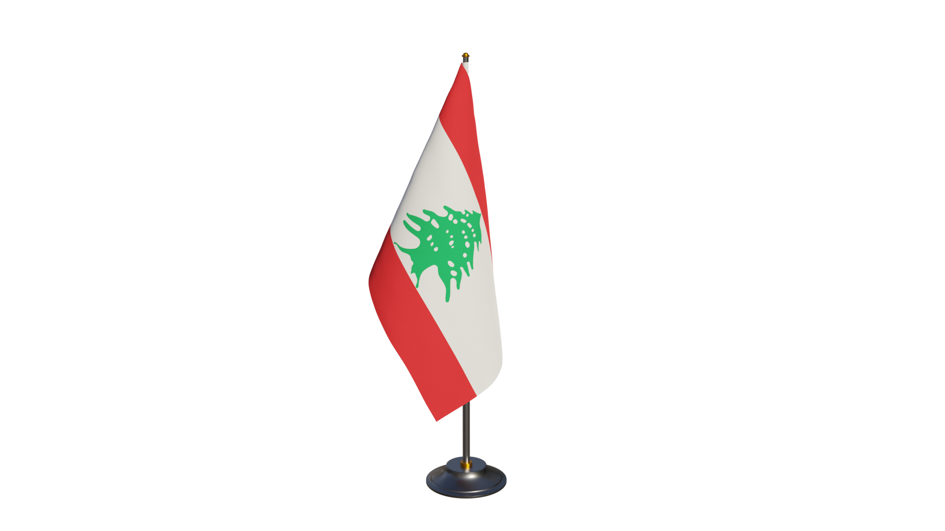 Table Flag Lebanon 3D - TurboSquid 2138523