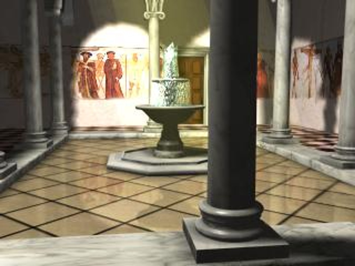 Interior Atrium 3d Model