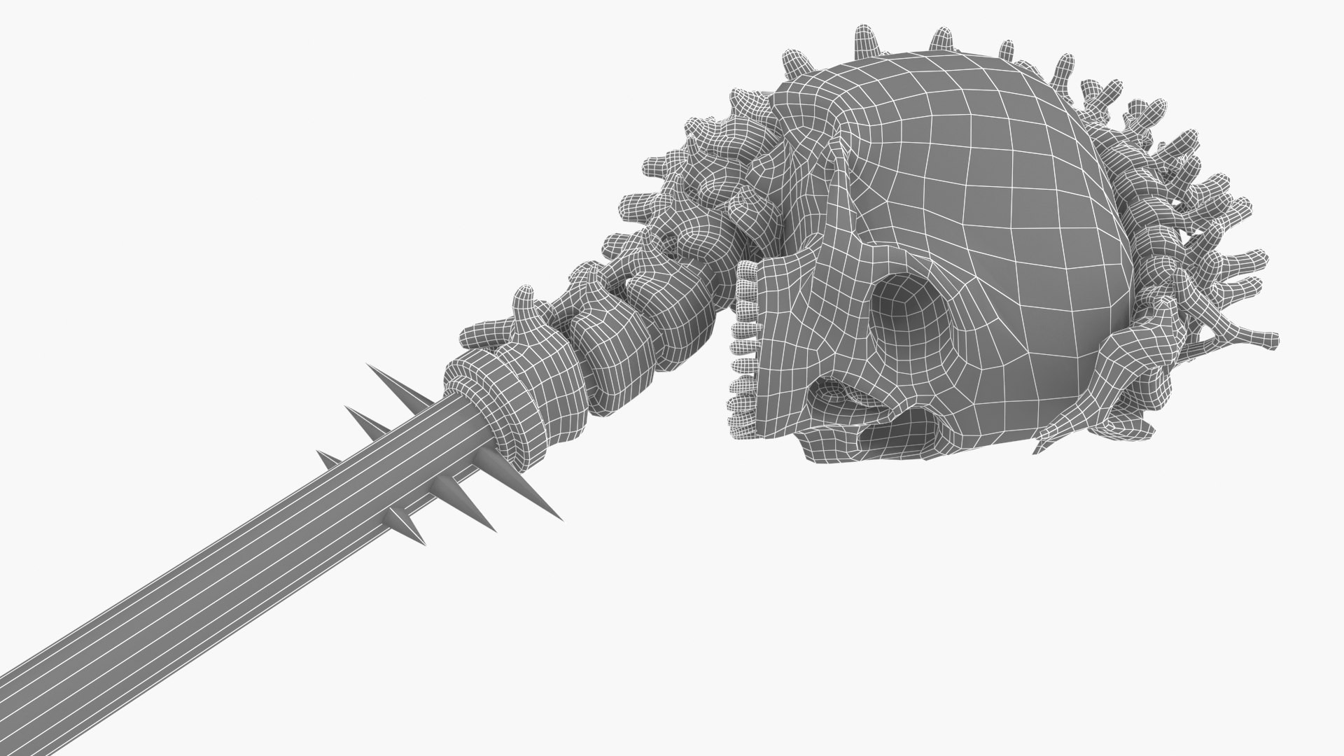 Staff Skull V1 Model - TurboSquid 1602292