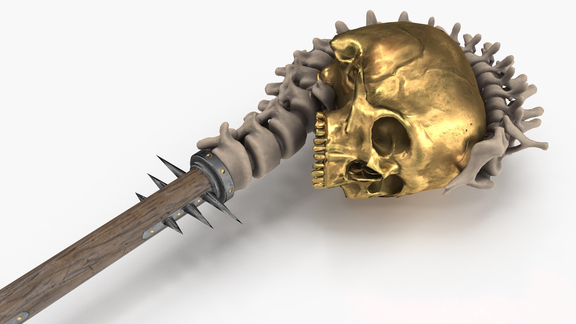 Staff Skull V1 Model - TurboSquid 1602292