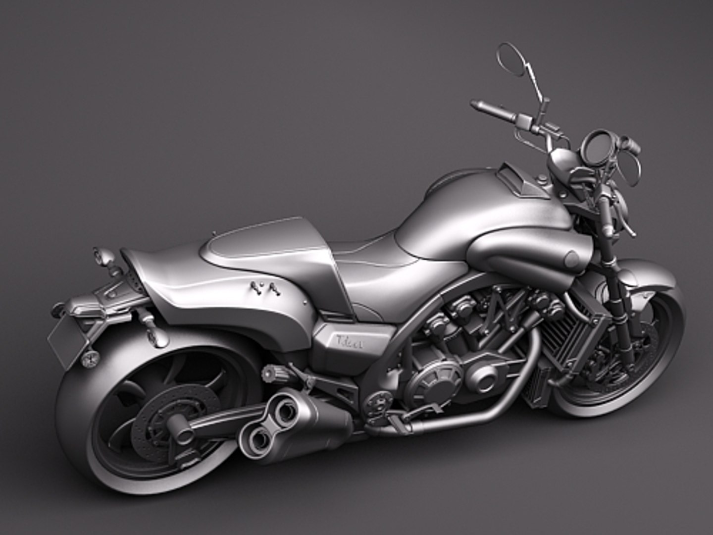 Yamaha Star V V-max 3d 3ds