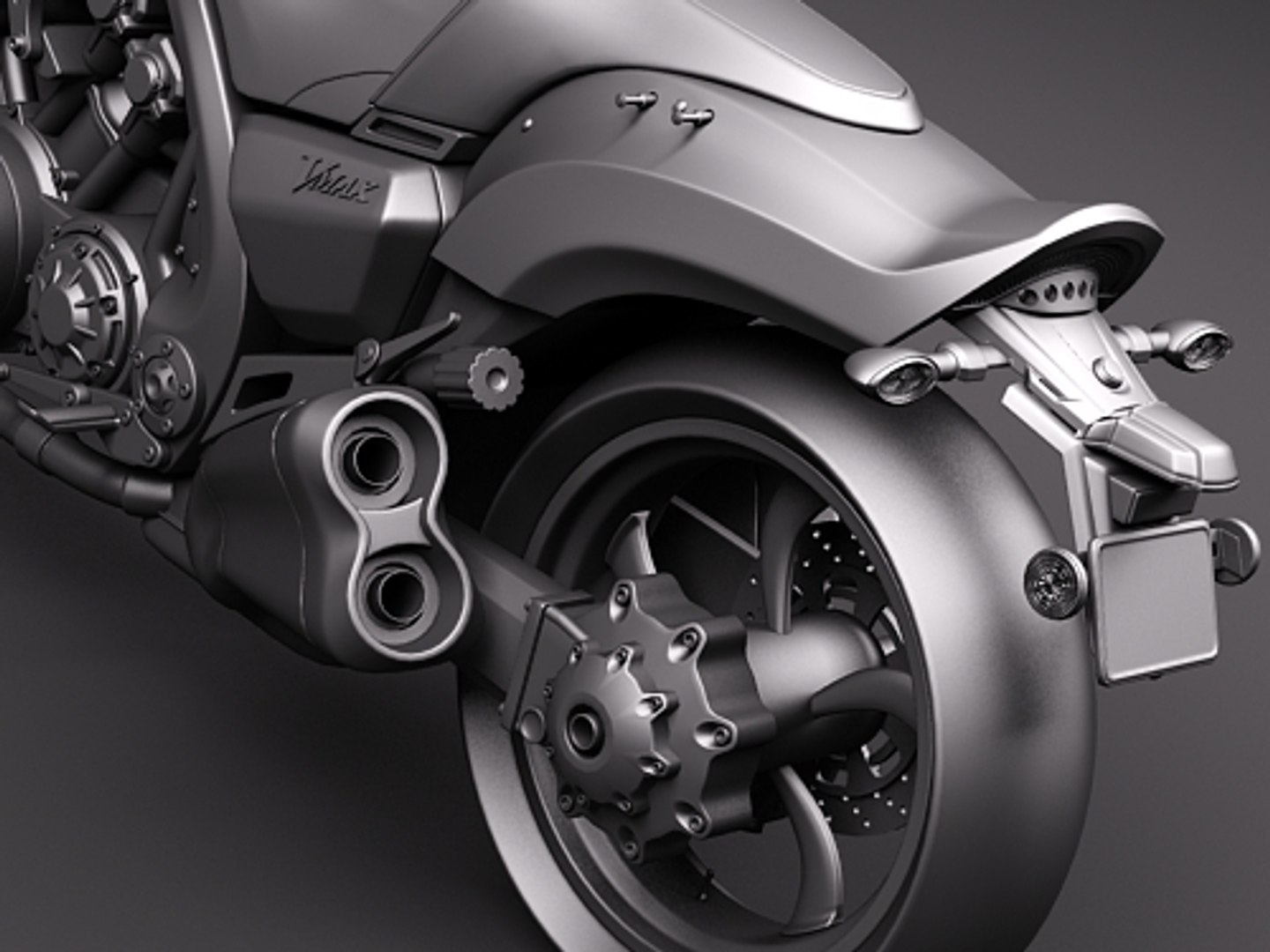 Yamaha Star V V-max 3d 3ds